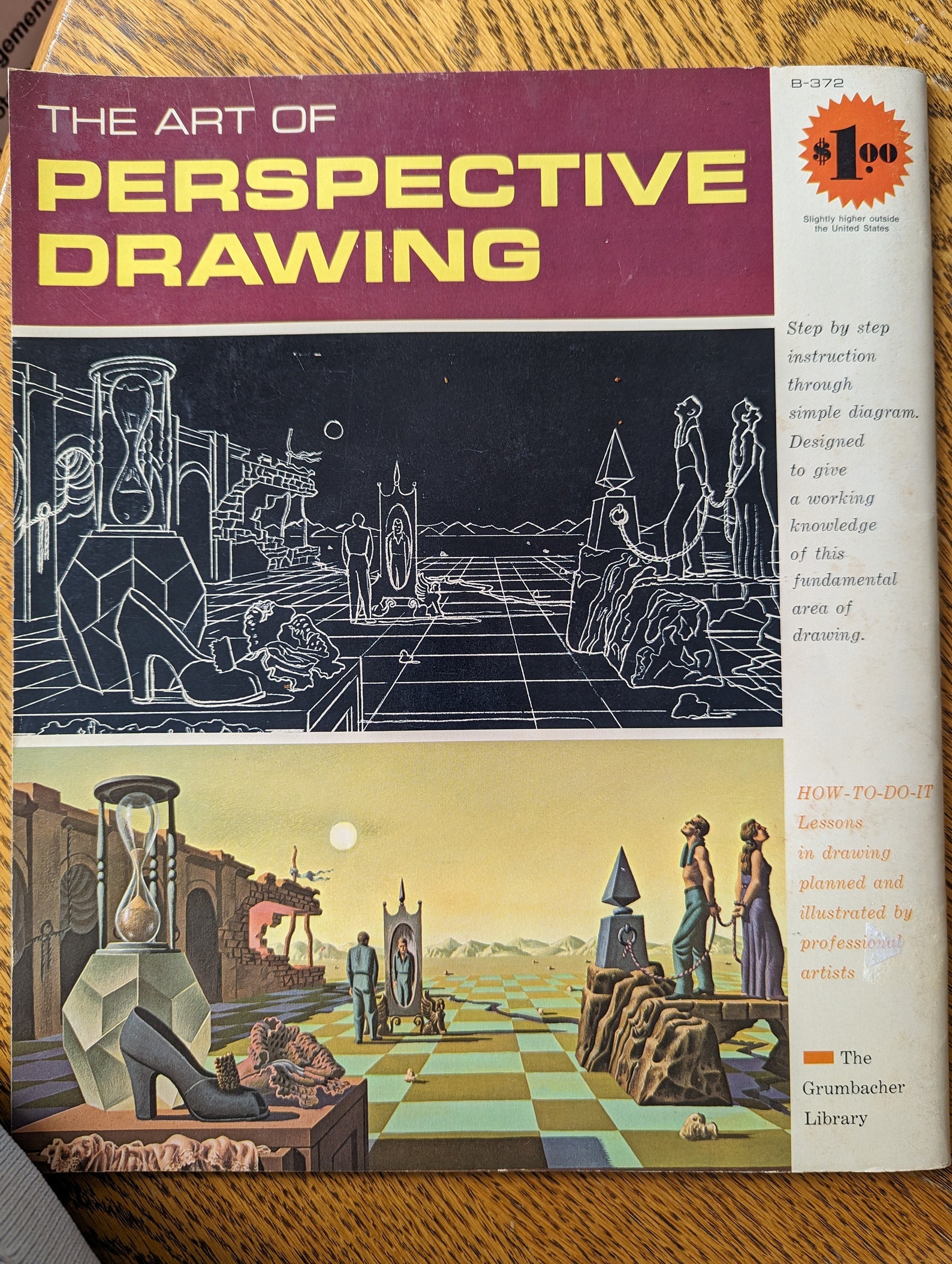 Vintage Grumbacher Library Art Book Perspective Drawing / the Art of ...