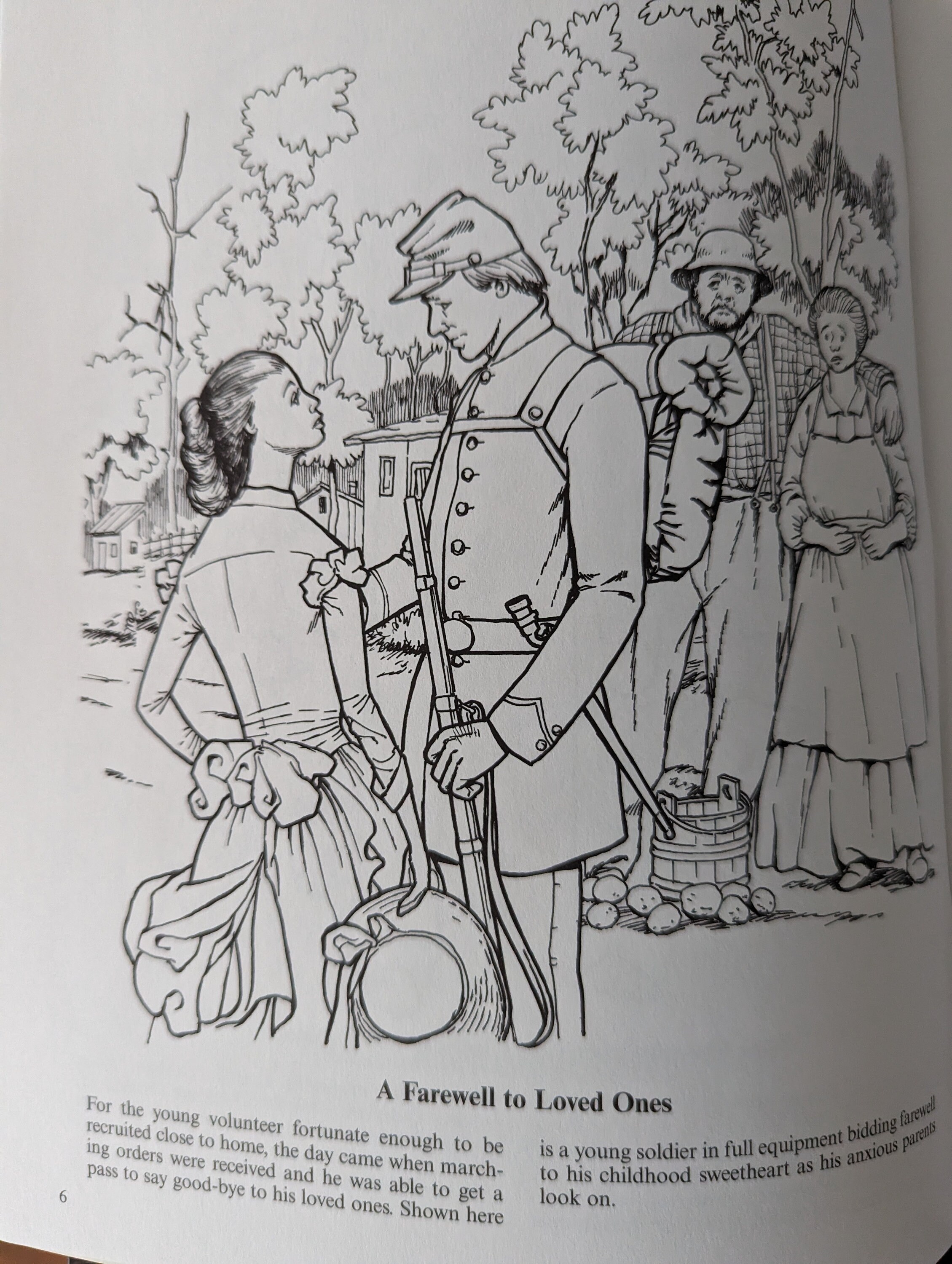 Civil War Soldier Adult Coloring Book / Union and Confederate Soldier ...