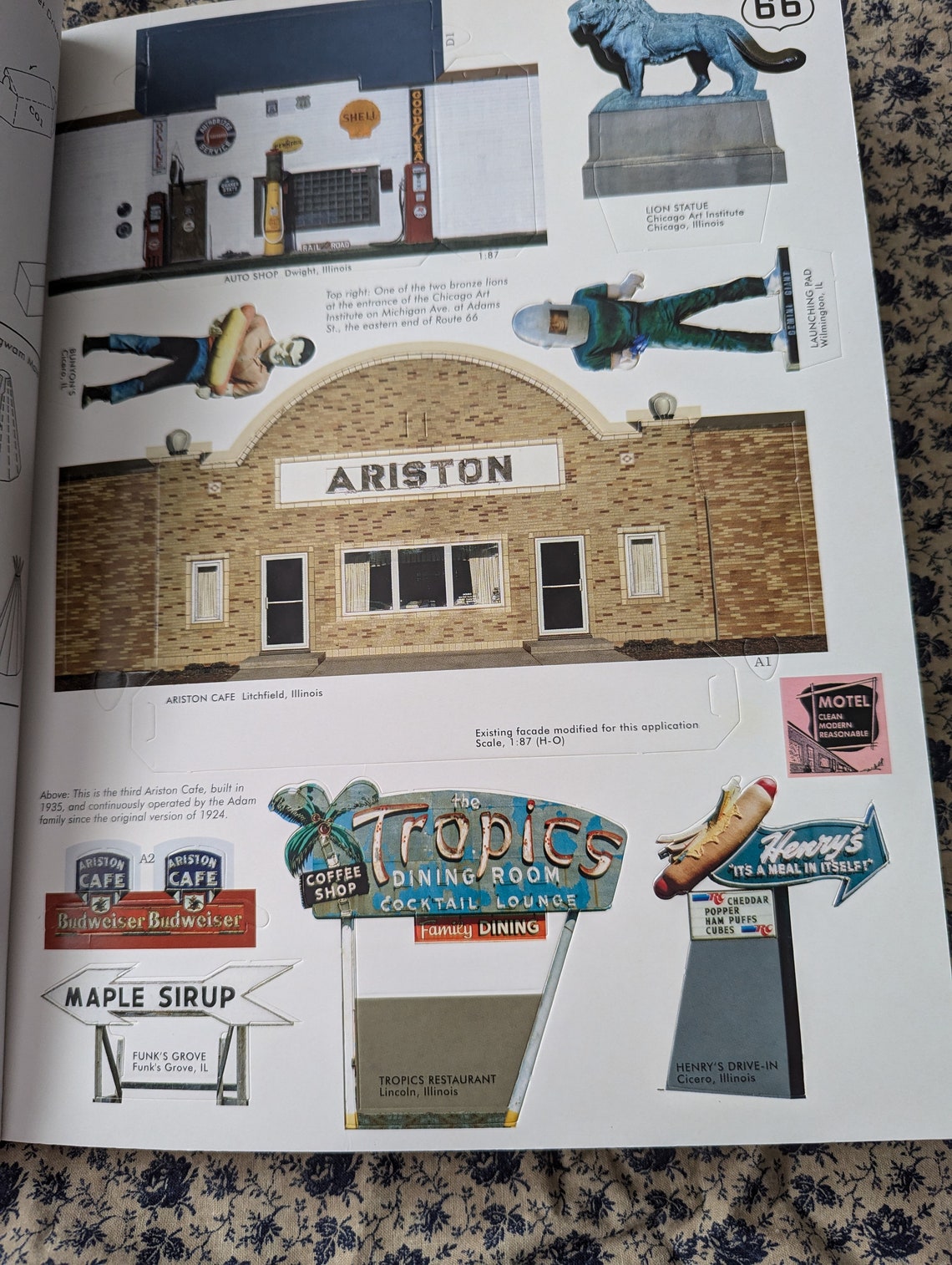 Route 66 Souvenirs by Alan Rose/route 66 Model Kit/ Americana Diarama ...