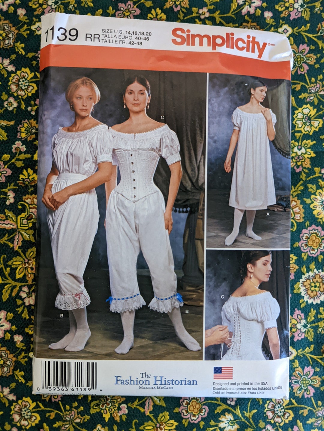 Corset Pattern Simplicity 1139 - Etsy