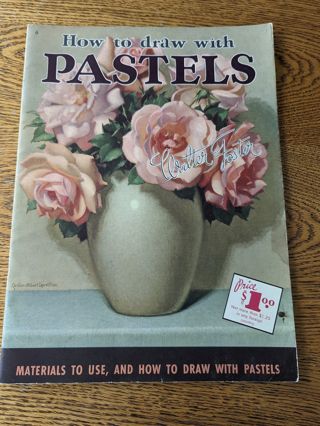 Walter Foster Art Book / How to Draw With Pastels/ Vintage Art Book - Etsy