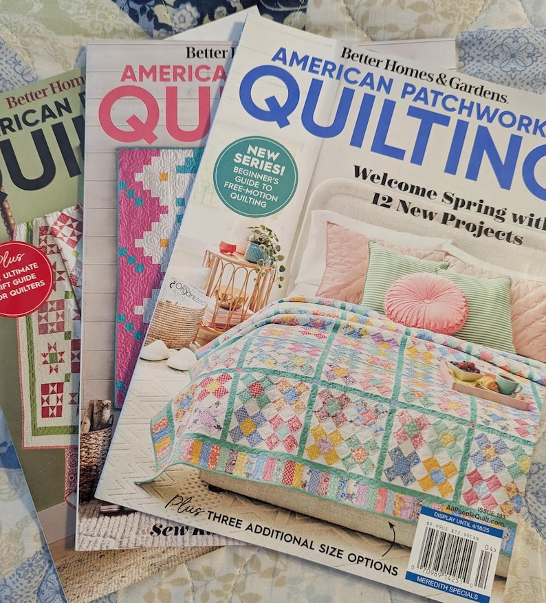 Quilting Magazines Set of Three / American Patchwork & Quilting ...