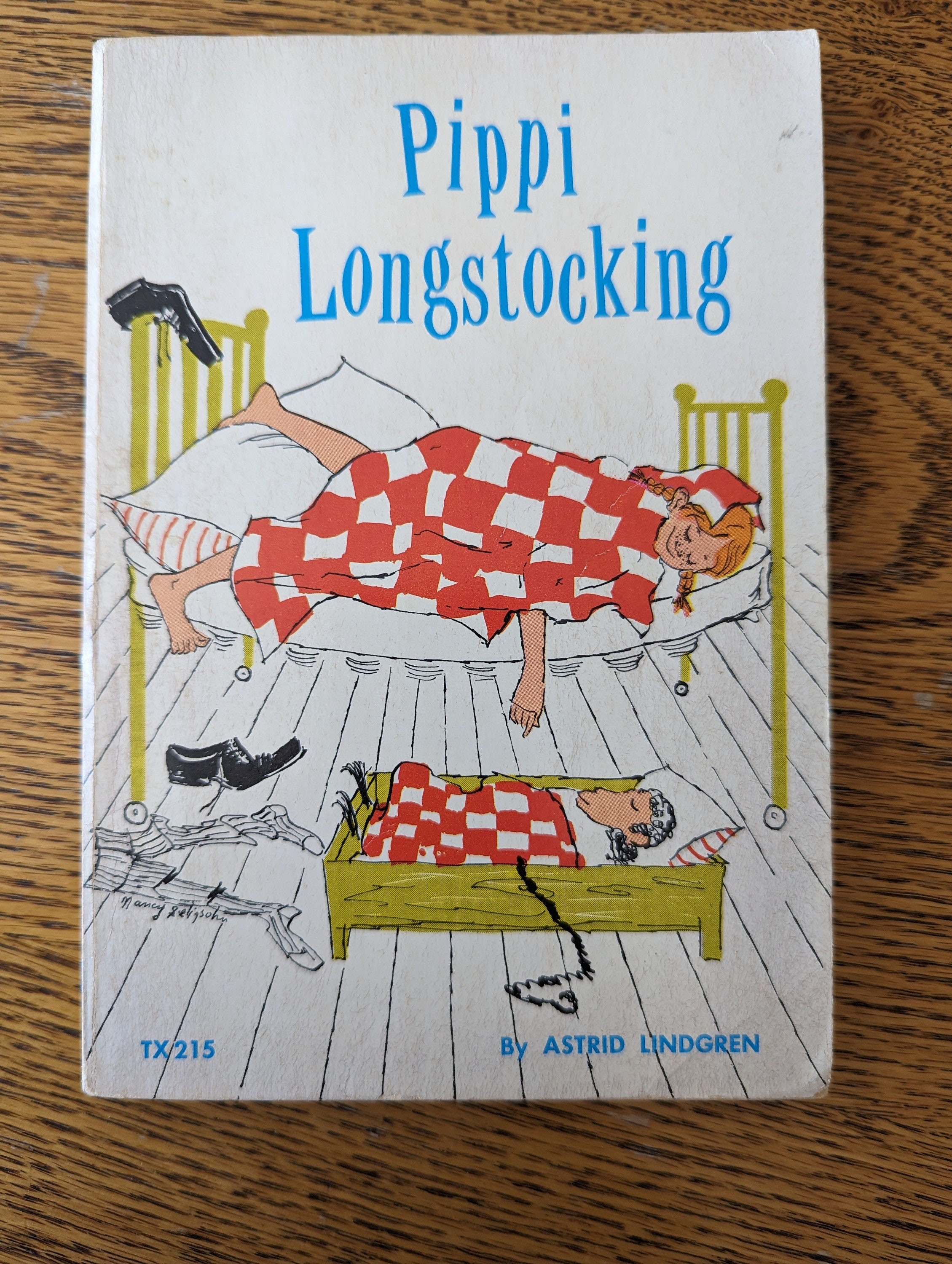 Pippi Longstocking Paper Back Book/ Vintage Pippi Book / Scholastic ...