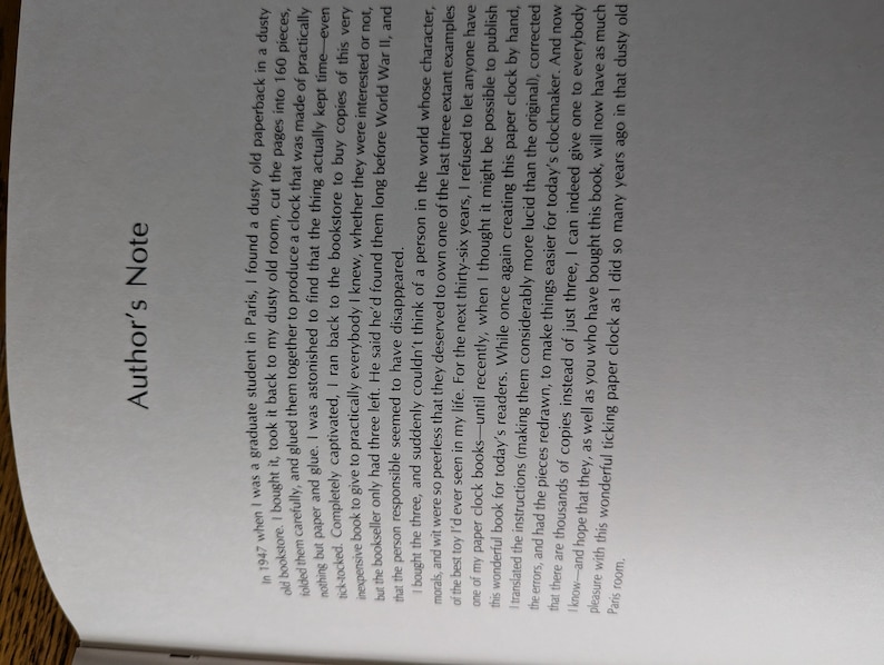 Make Your Own Working Clock by James Rudolph/preface by Isaac Asimov ...