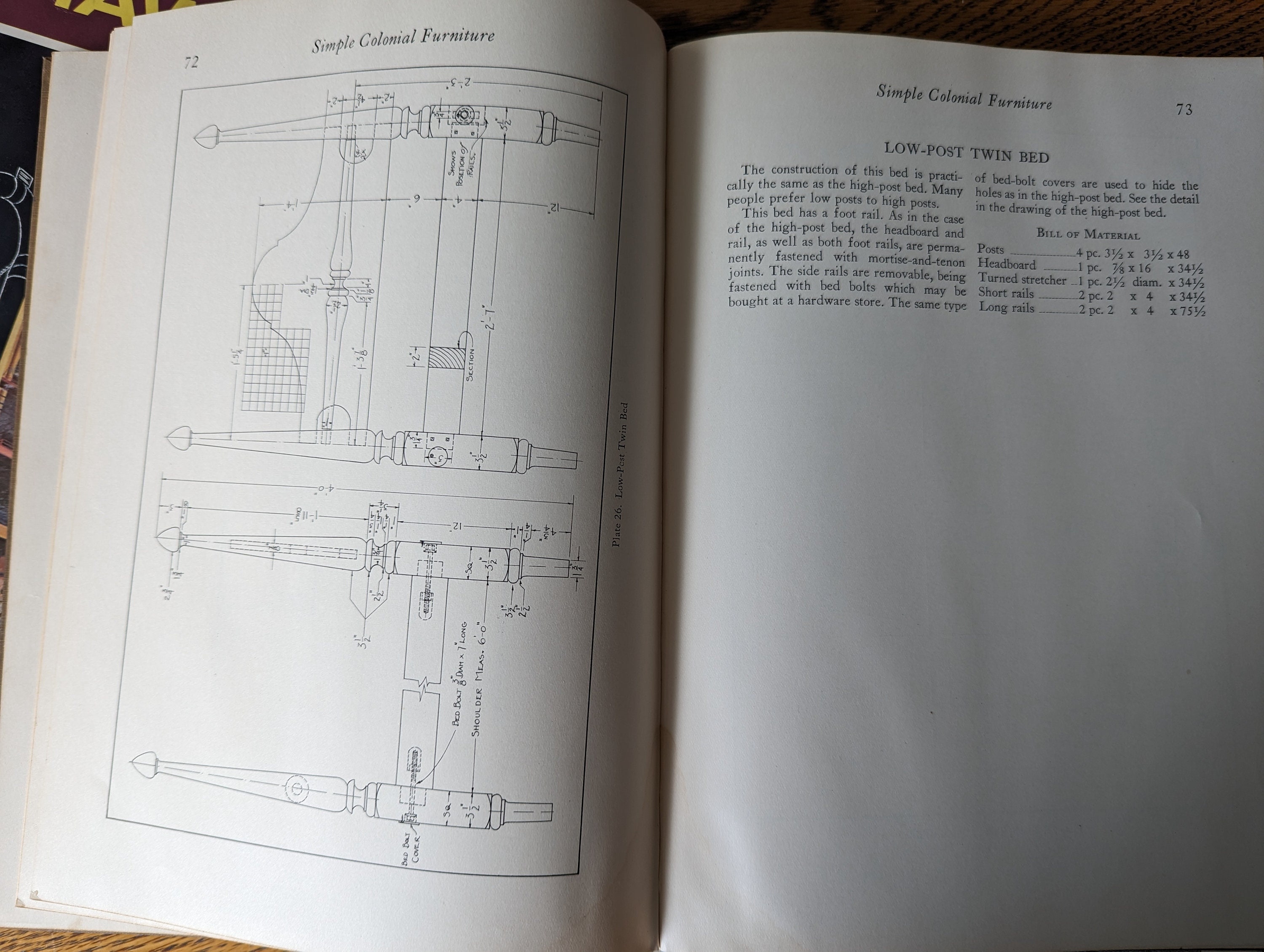 Simple Colonial Furniture by Franklin H. Gottshall/ Making Colonial ...