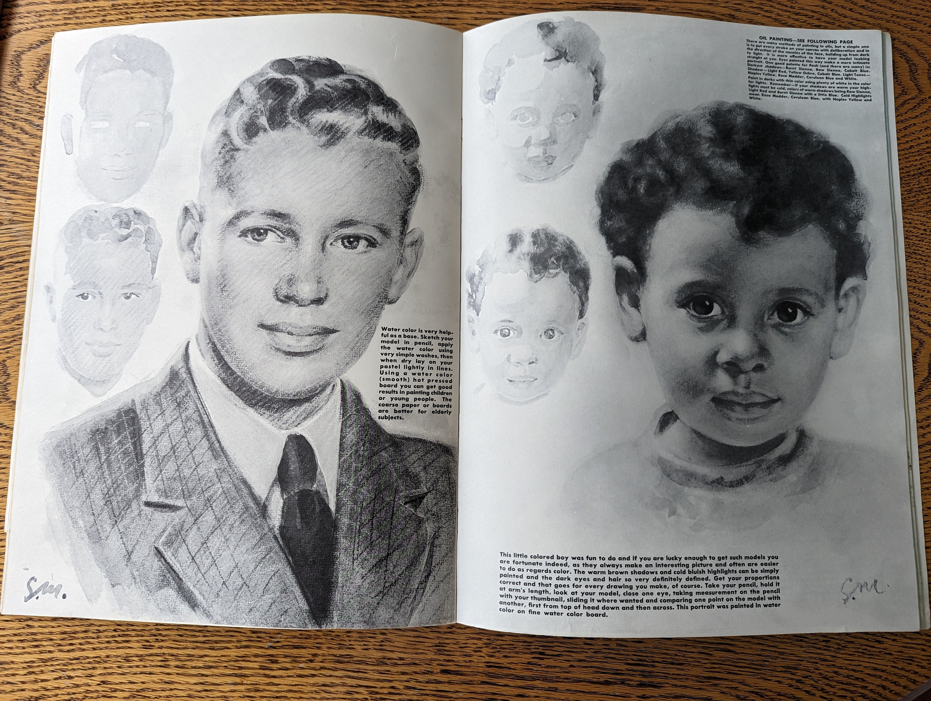 Walter Foster Art Book / Portraits by Stella Mackie / Vintage - Etsy