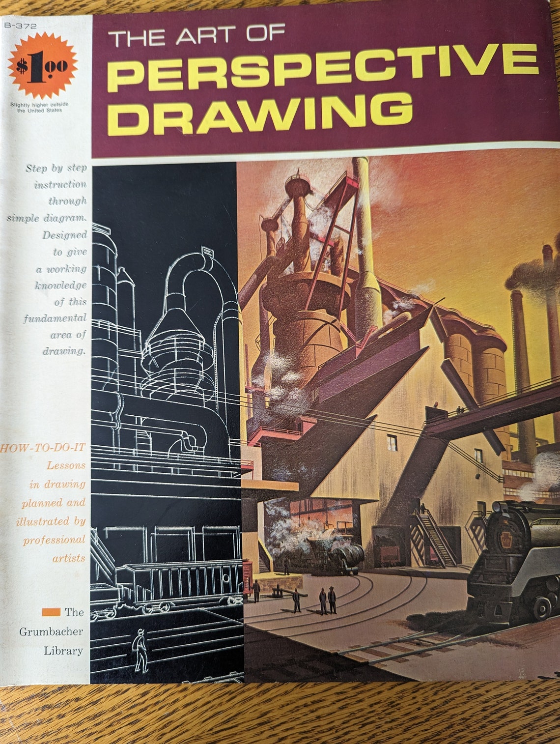 Vintage Grumbacher Library Art Book Perspective Drawing / the Art of ...