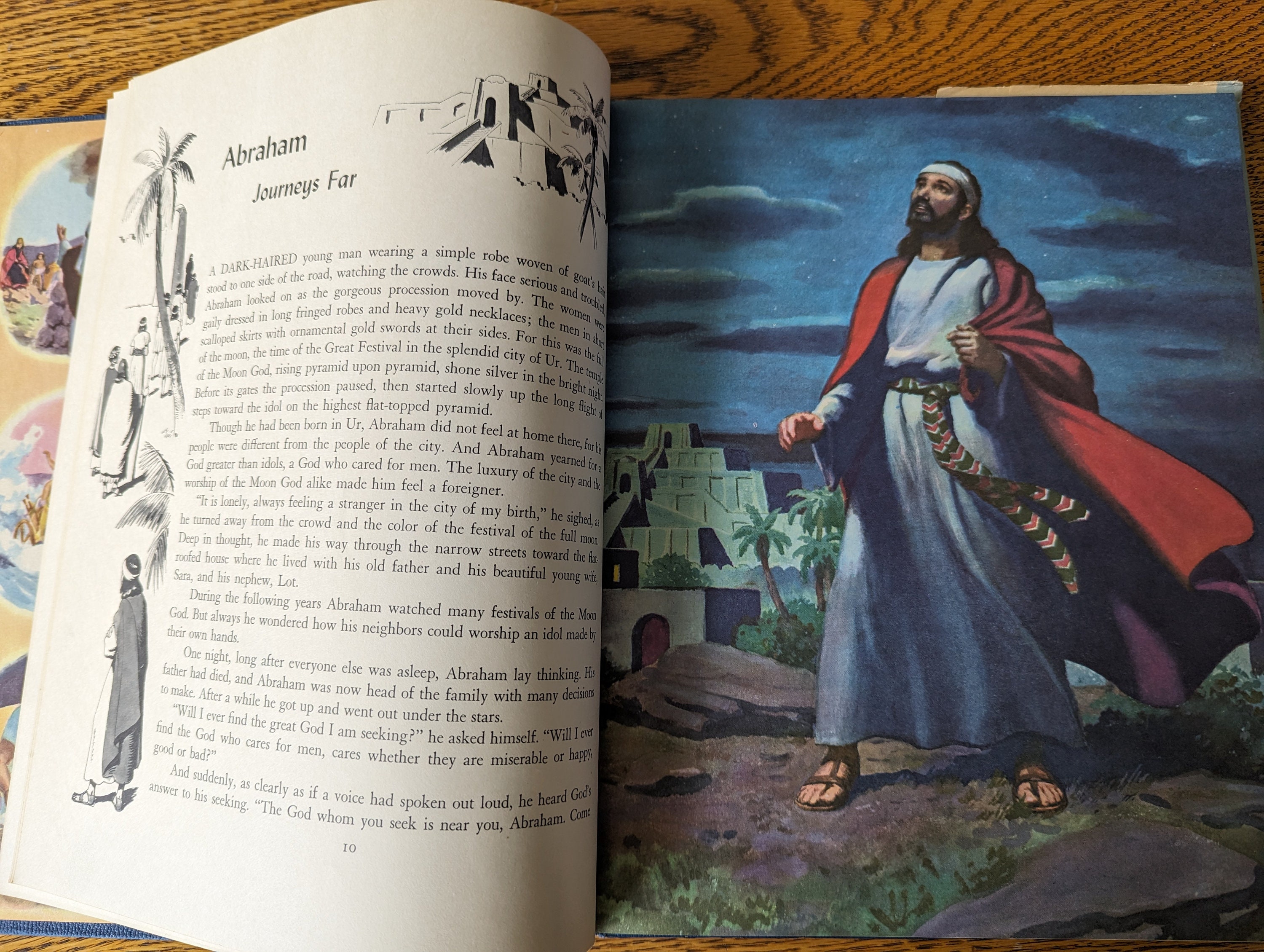 Vintage Bible Story Book/ Bible Story Book From 1950s/ Bible Stories by ...