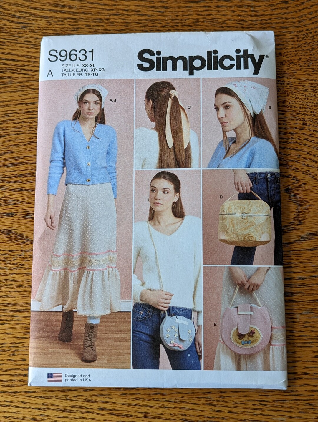 Simplicity 9631 / Prairie Skirt and Accessory Pattern/ Gunne Sax Style ...