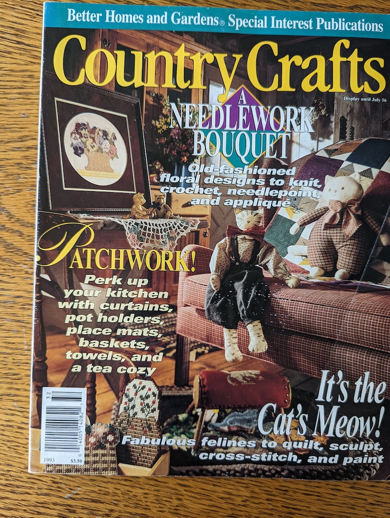 Country Crafts Magazine / Vintage 1990s / Better Homes and Gardens ...