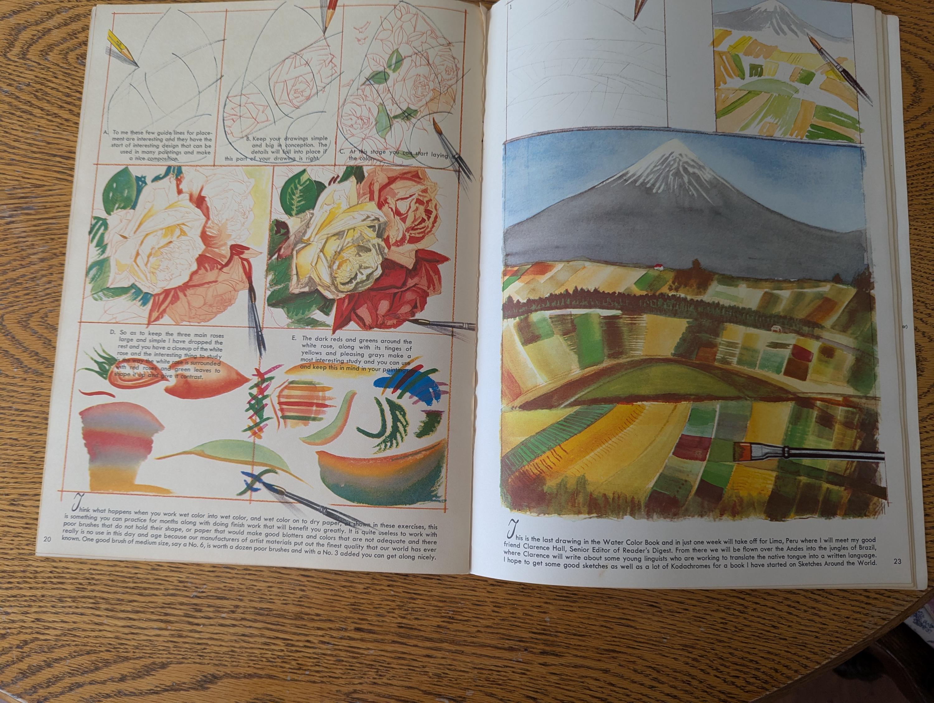 Walter Foster Art Book / How to Do Water Colors/ Vintage Art Book - Etsy