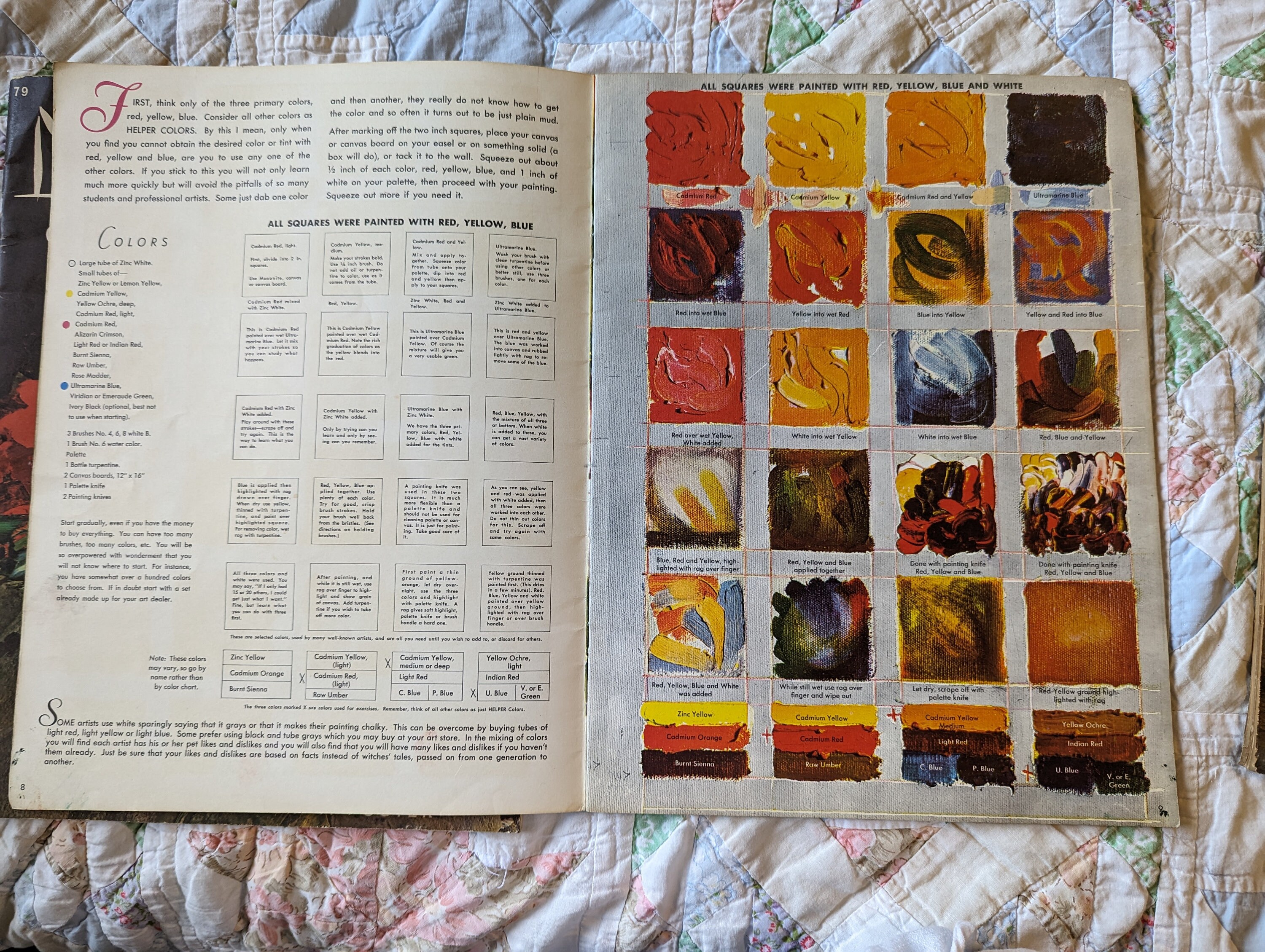 Walter Foster Art Book / How to Mix Colors/ Vintage Art Book - Etsy