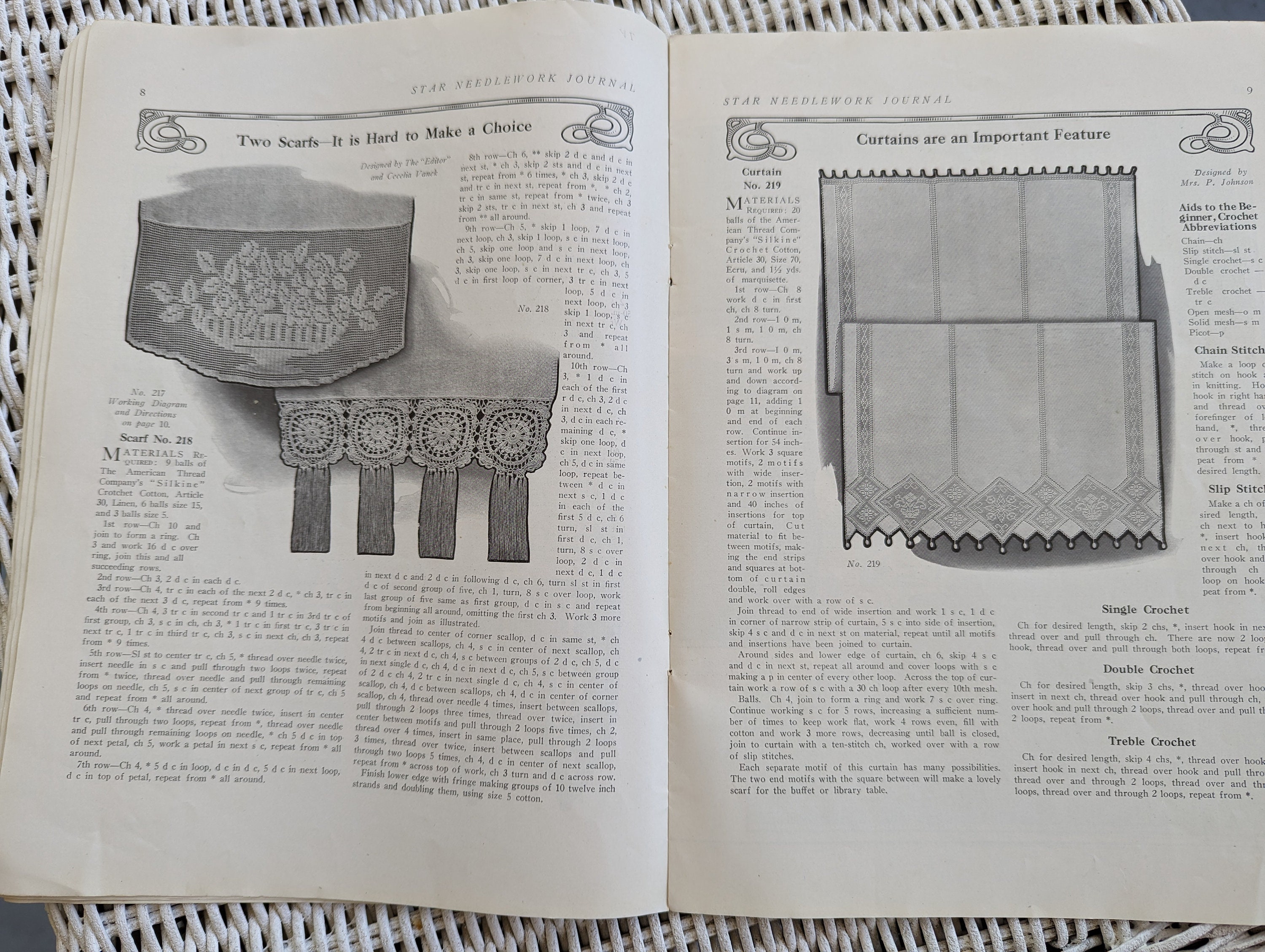 100 Year Old Needle Work Book/century Old Craft Book/ Star Needle Work ...