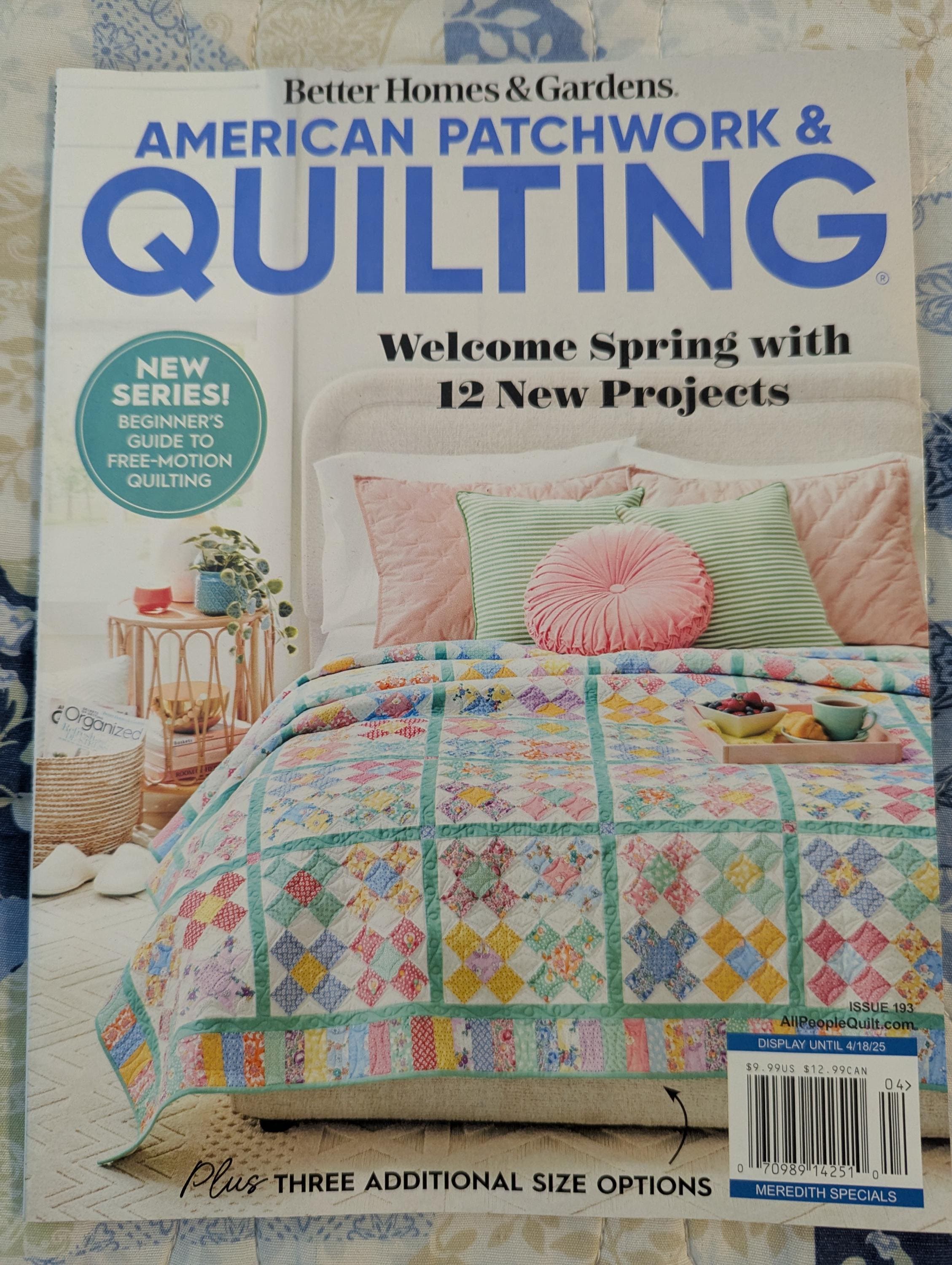 Quilting Magazines Set of Three / American Patchwork & Quilting ...