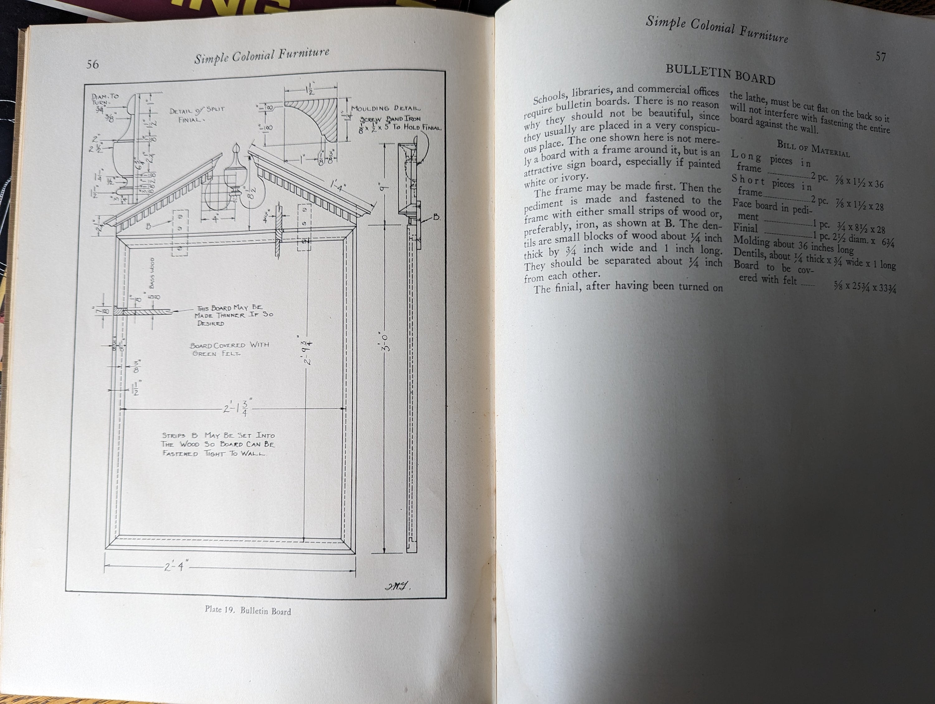 Simple Colonial Furniture by Franklin H. Gottshall/ Making Colonial ...
