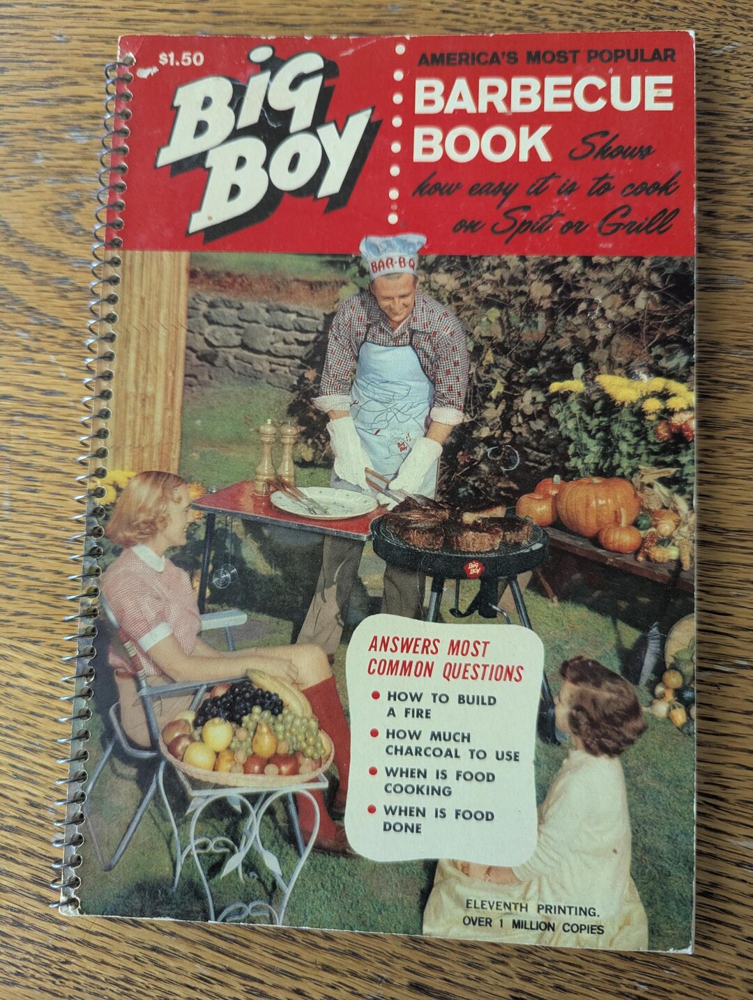 Big Boy Barbecue Book 1963/ Vintage Barbequing Cookbook/ Men's How to ...