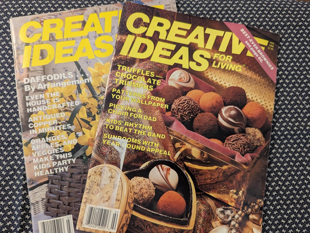 Two Creative Ideas for Living Magazines / Vintage Decorating Magazines ...
