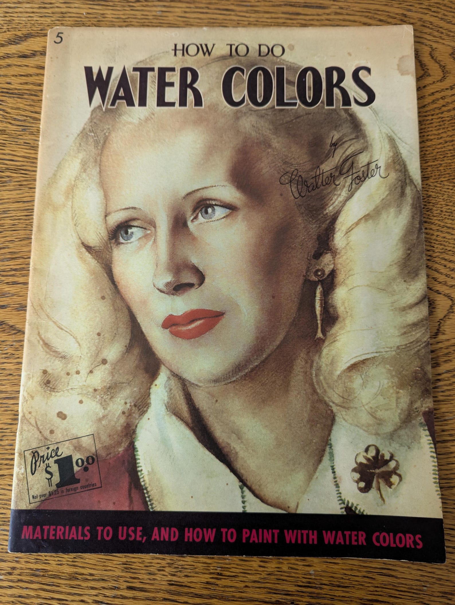 Walter Foster Art Book / How to Do Water Colors/ Vintage Art Book - Etsy