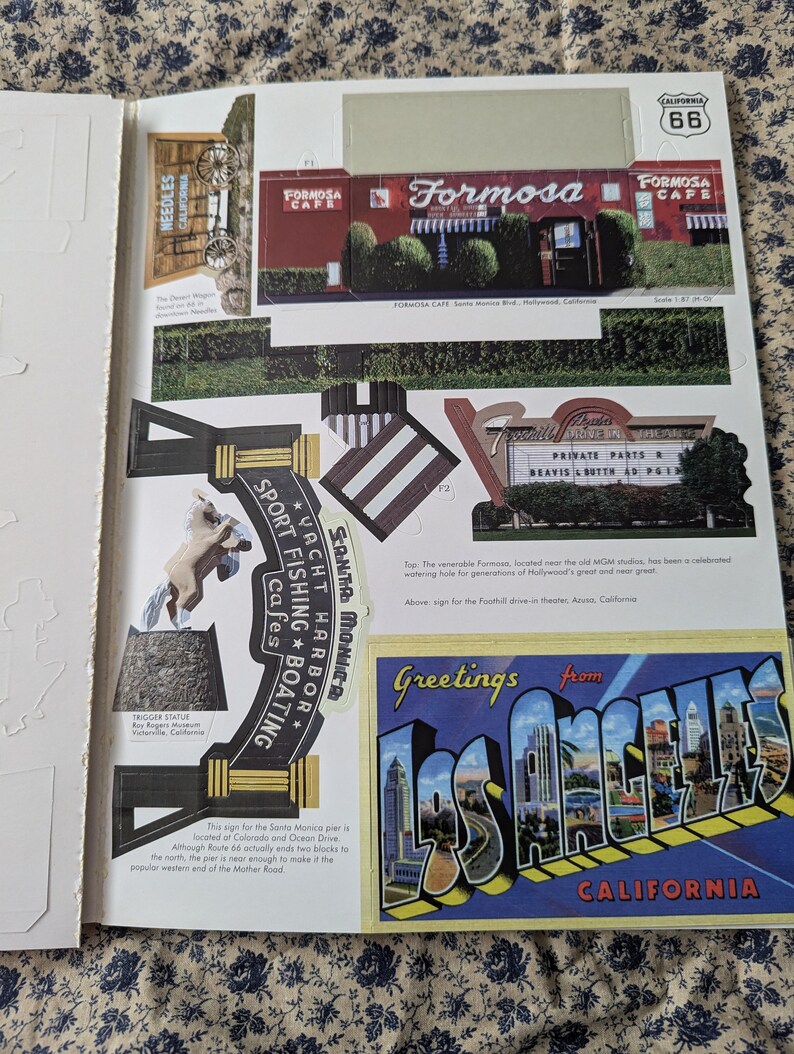 Route 66 Souvenirs by Alan Rose/route 66 Model Kit/ Americana Diarama ...