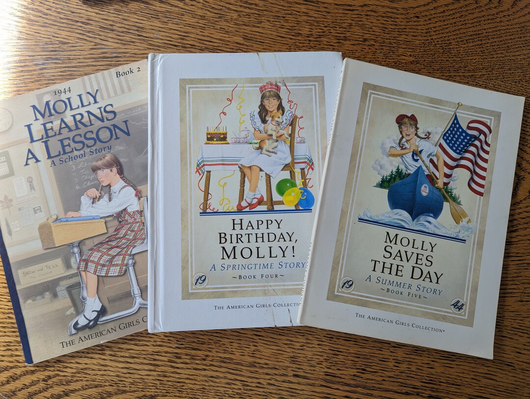 Set of Three American Girl Books / Molly American Girl / Molly Saves ...