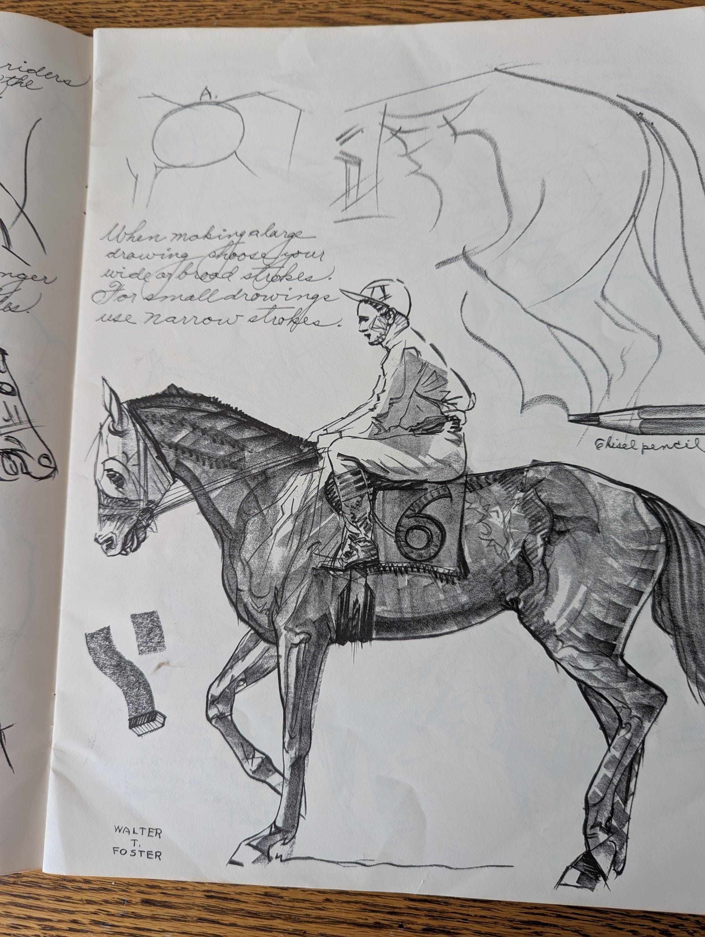 Walter Foster Art Book / How to Draw Horses/ Vintage Art Book - Etsy