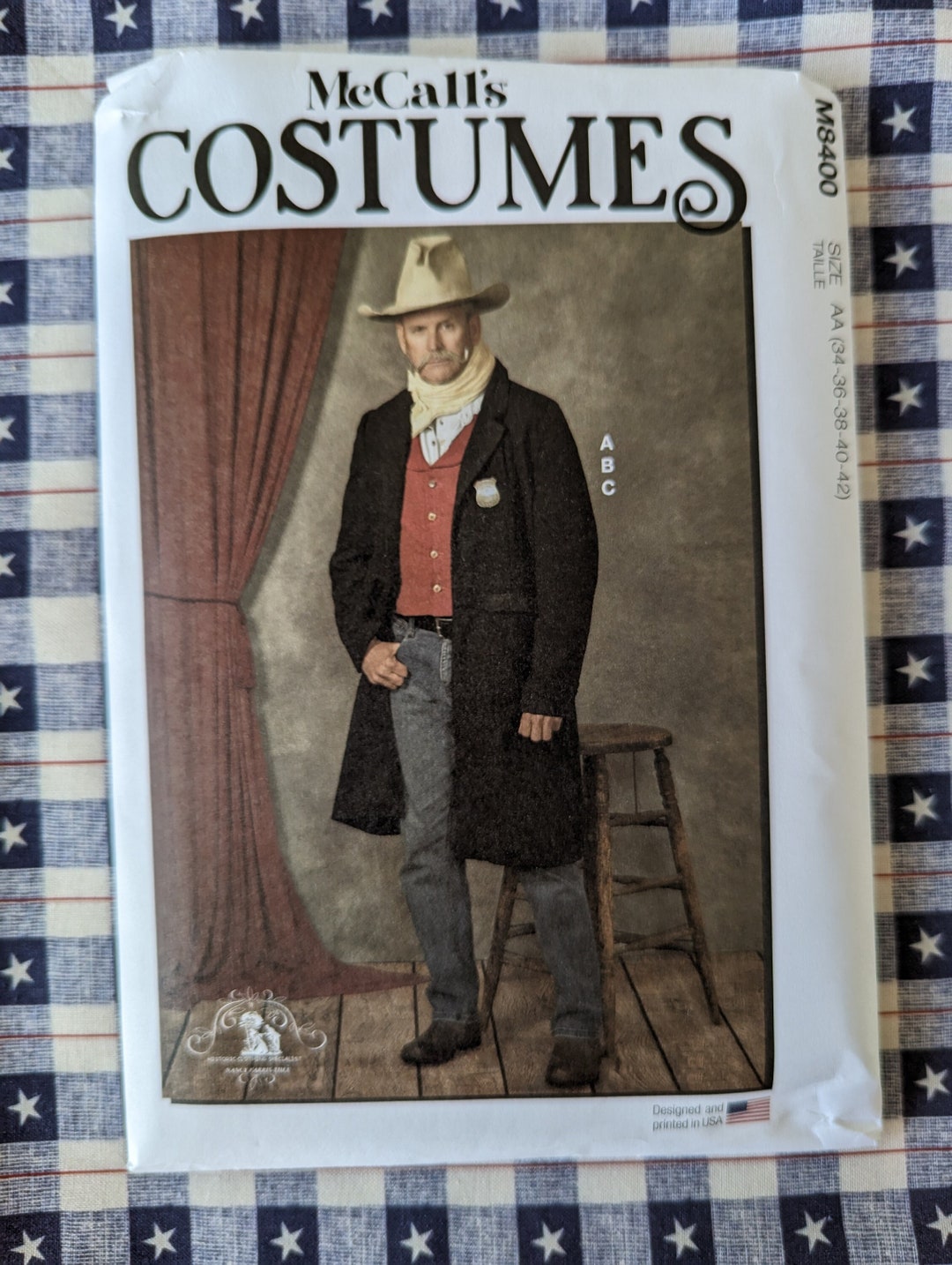 Mccalls Western Costume / Mccalls 1883 Old West Costume / M8400 / Men's ...