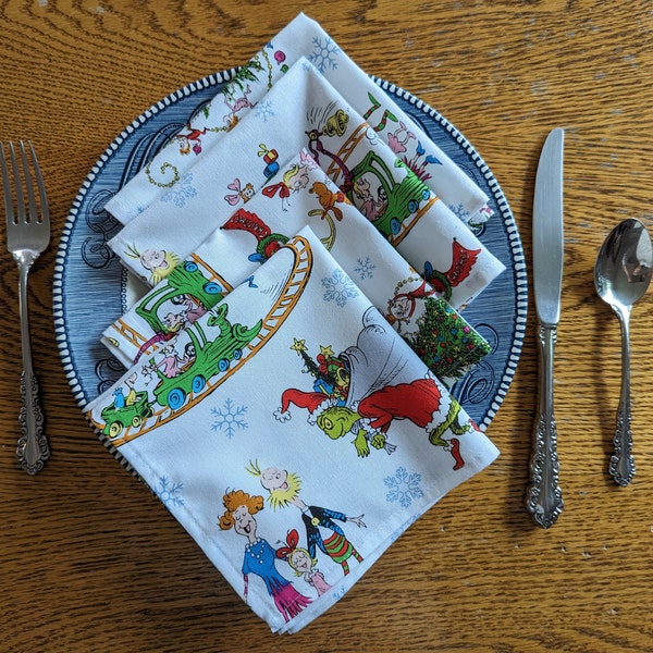 Grinch Napkins - Etsy