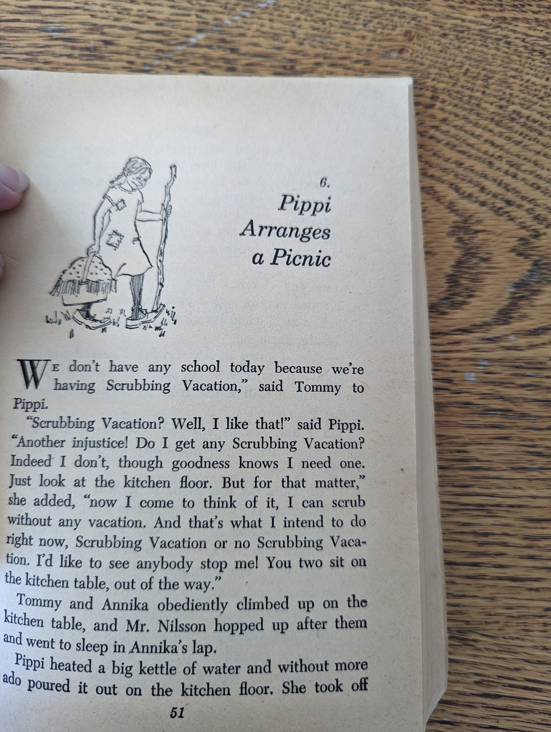 Pippi Longstocking Paper Back Book/ Vintage Pippi Book / Scholastic ...