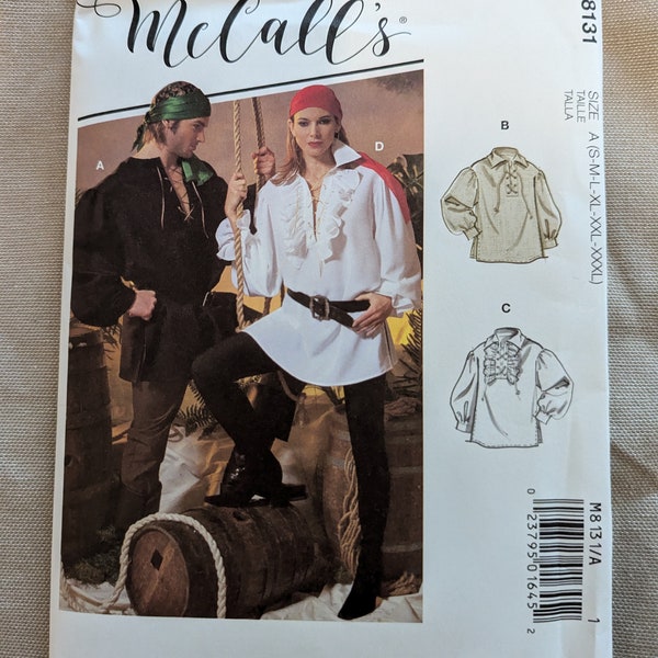 Pirate Shirt Pattern - Etsy