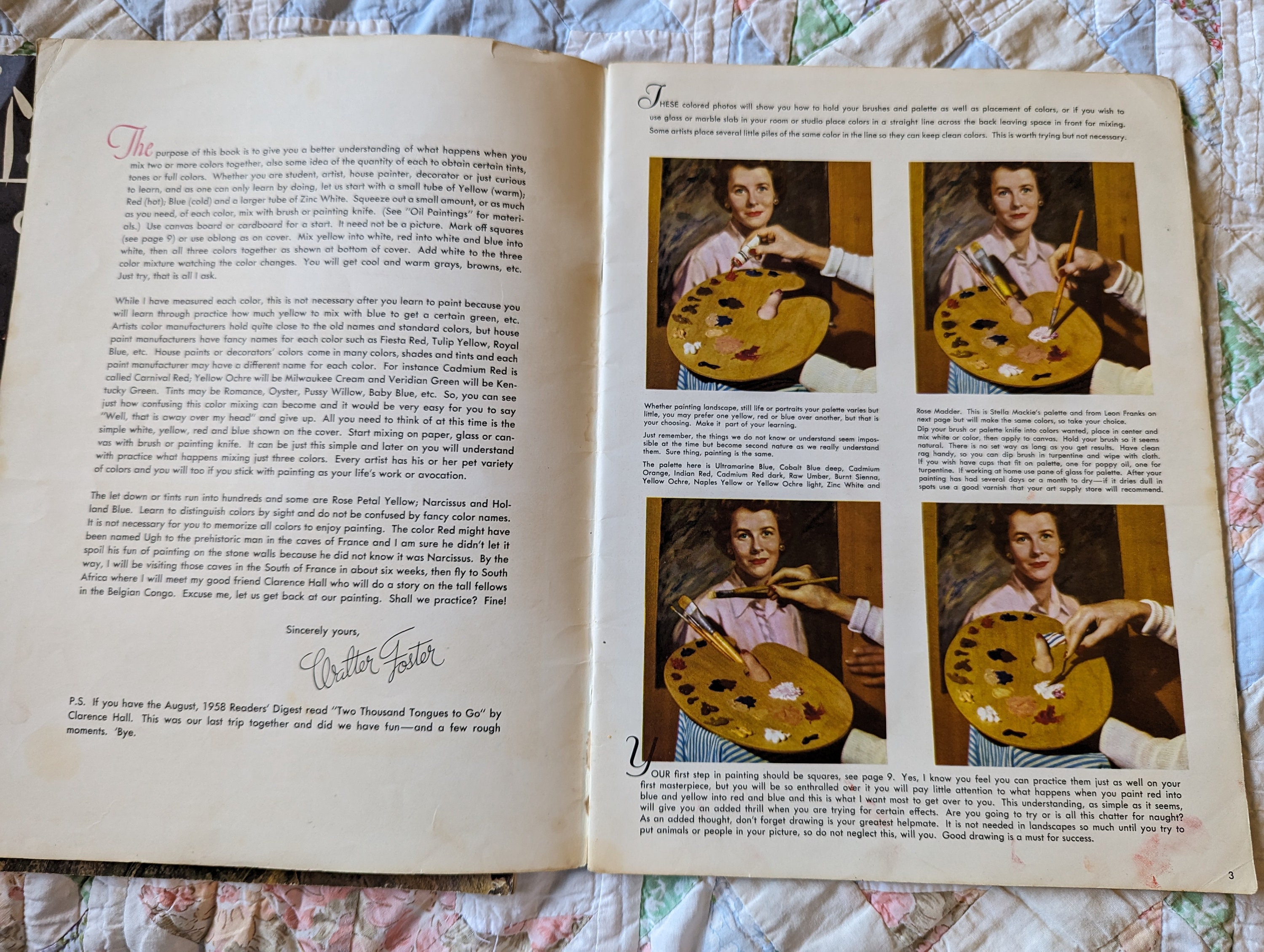 Walter Foster Art Book / How to Mix Colors/ Vintage Art Book - Etsy