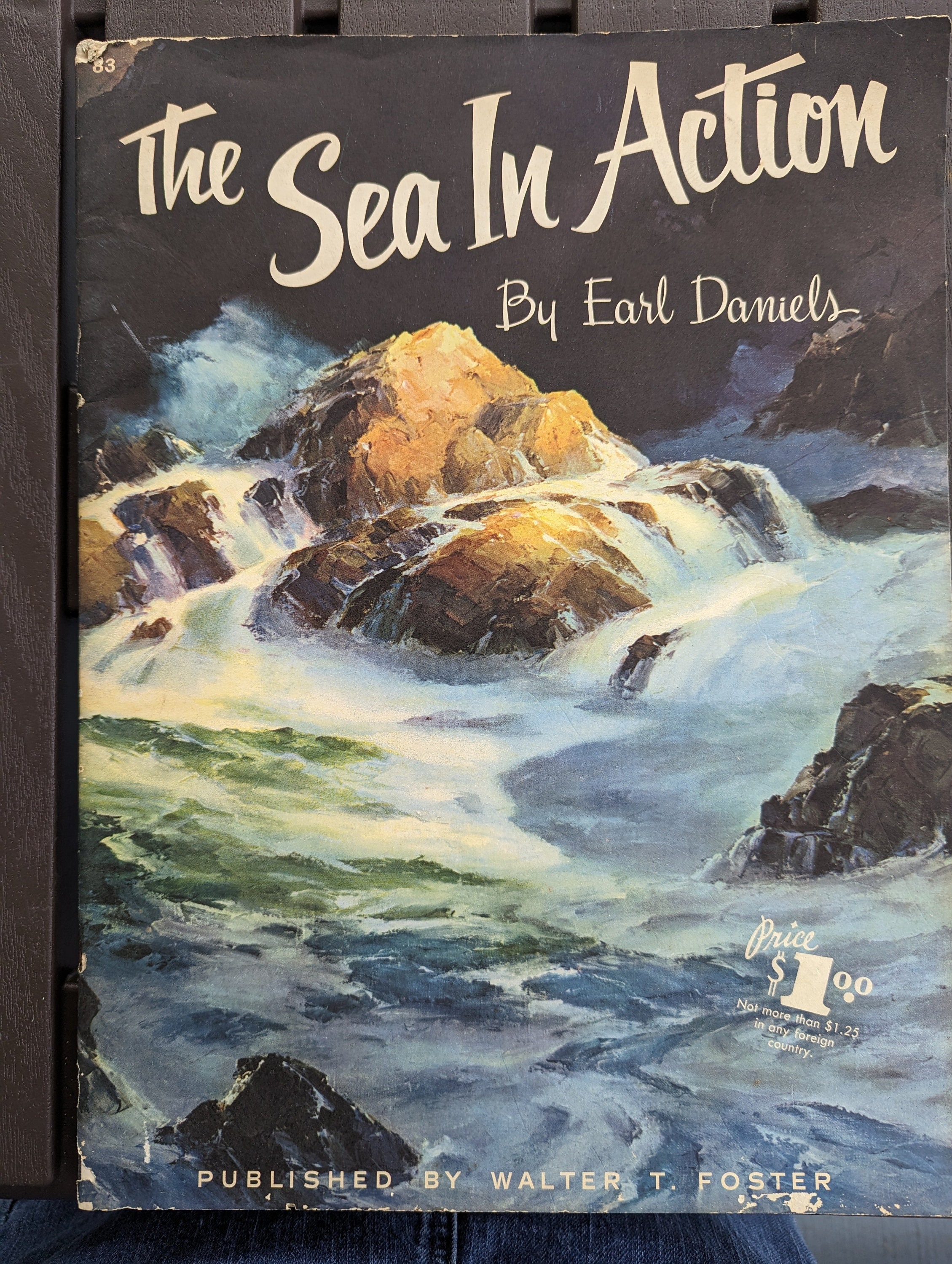 Walter Foster Vintage Art Book/ the Sea in Action by Earl Daniels ...
