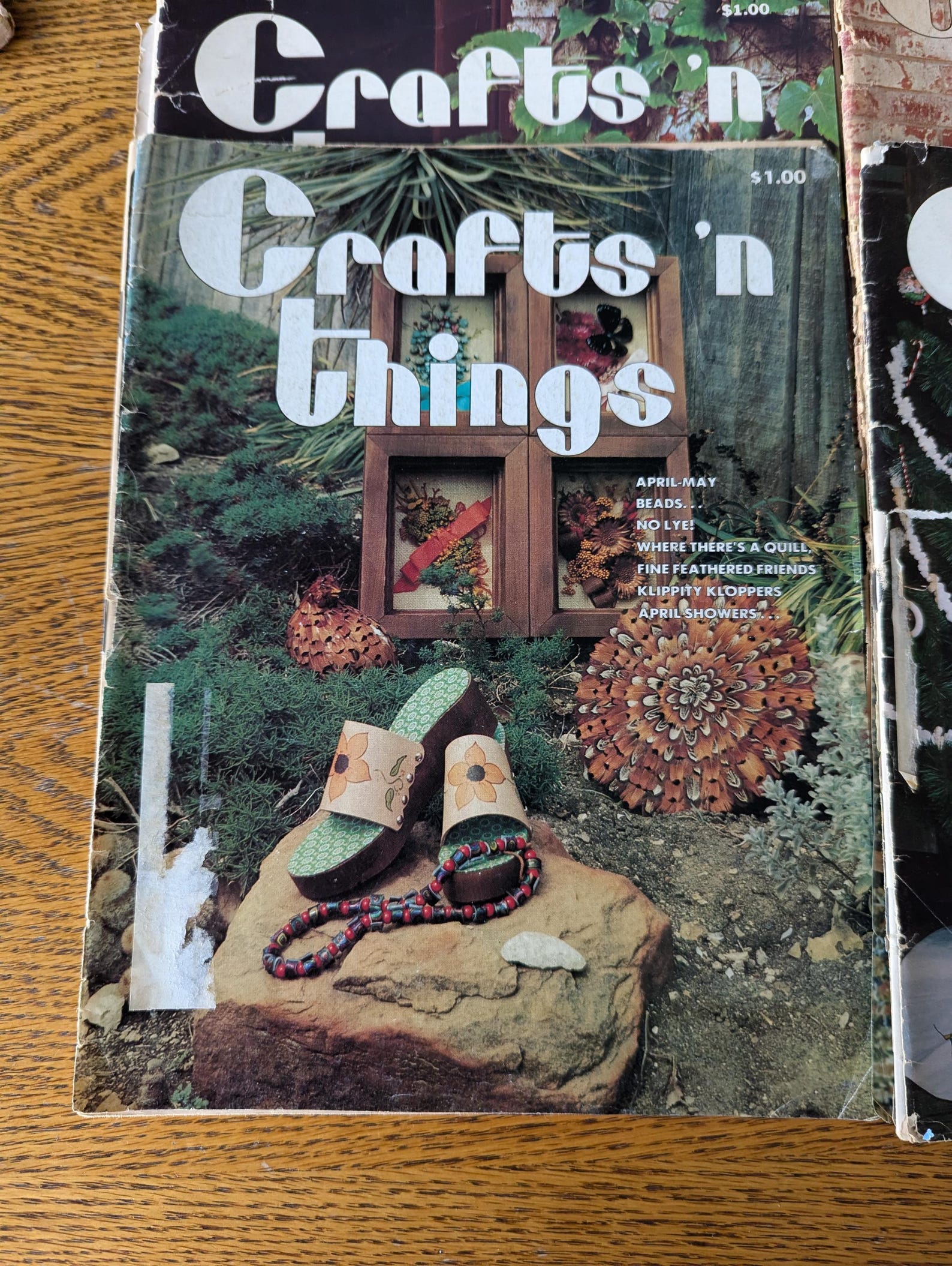 Set of Six Crafts N Things Magazine/ Craft and Sewing Magazines/ Retro ...