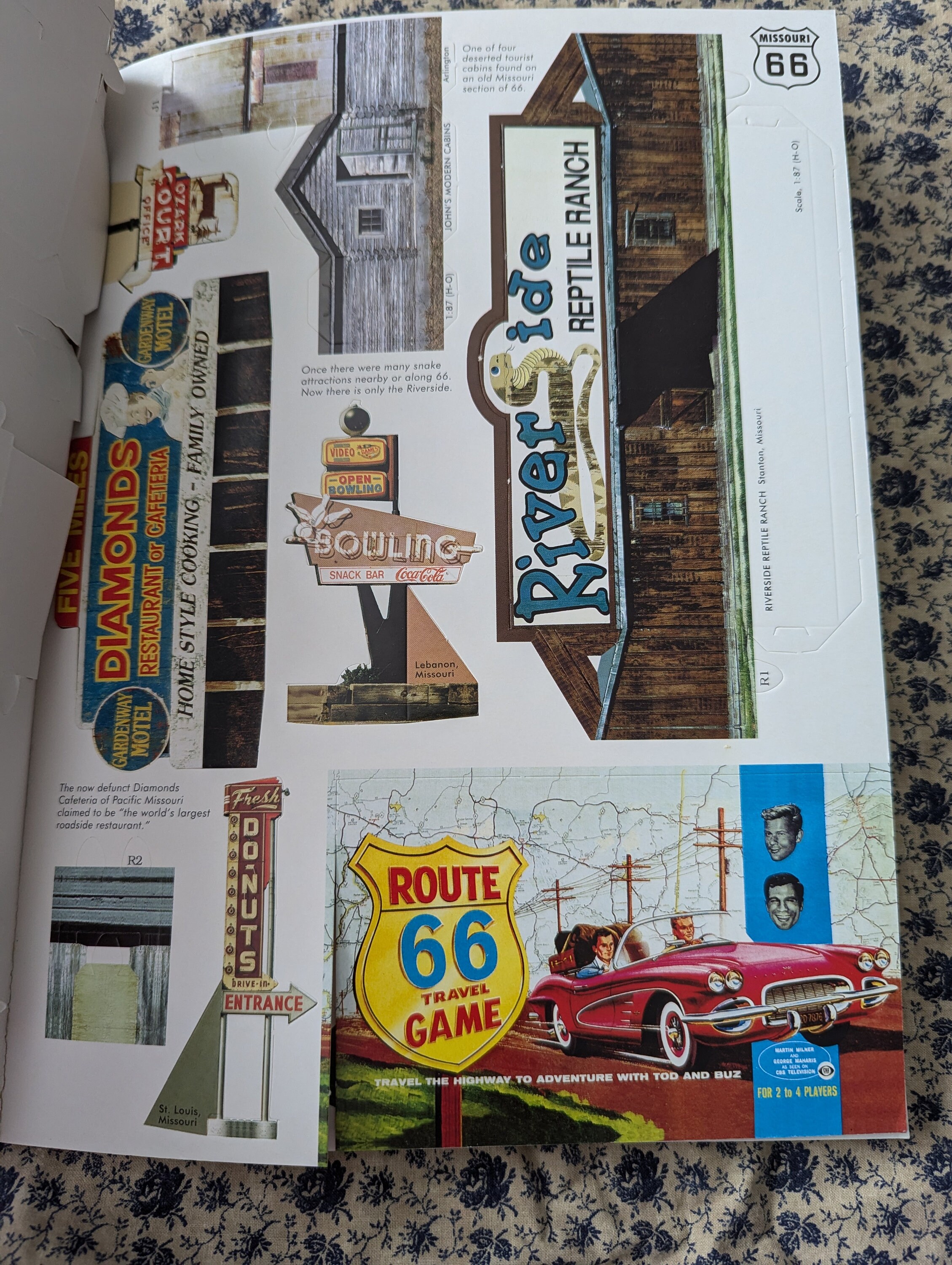 Route 66 Souvenirs by Alan Rose/route 66 Model Kit/ Americana Diarama ...