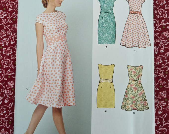 New Look Pattern #N6447/ Mid Century Style Dress Pattern/ Traditional ...