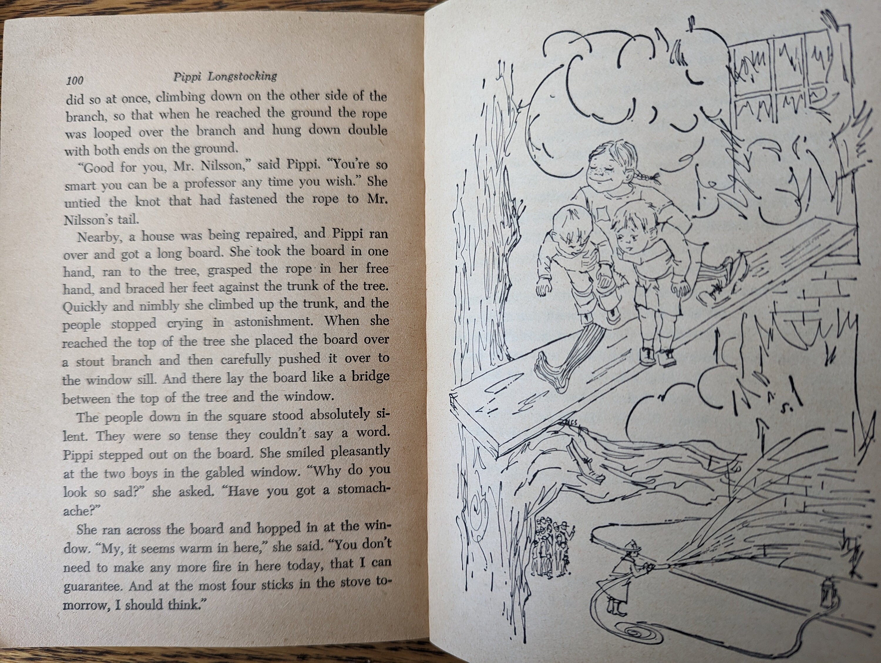 Pippi Longstocking Paper Back Book/ Vintage Pippi Book / Scholastic ...