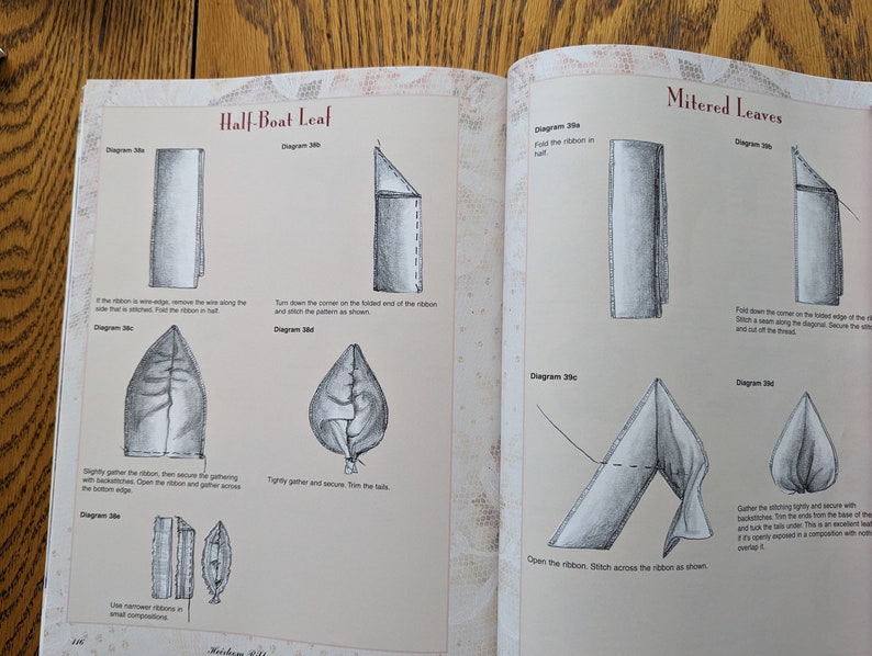 Heirloom Ribbonwork by Helen Gibb / Vintage Craftbook / Early - Etsy