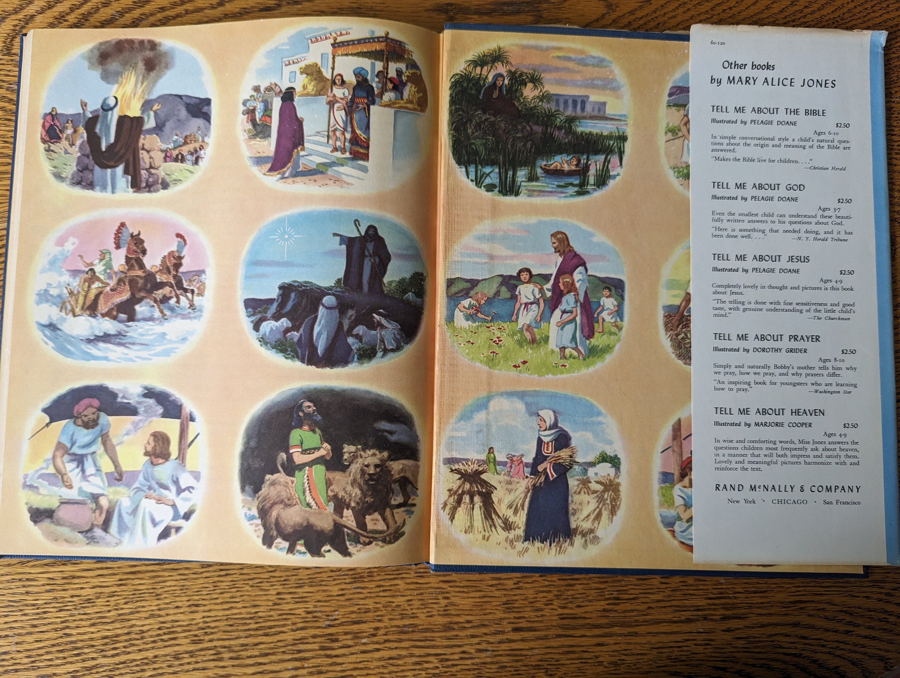 Vintage Bible Story Book/ Bible Story Book From 1950s/ Bible Stories by ...