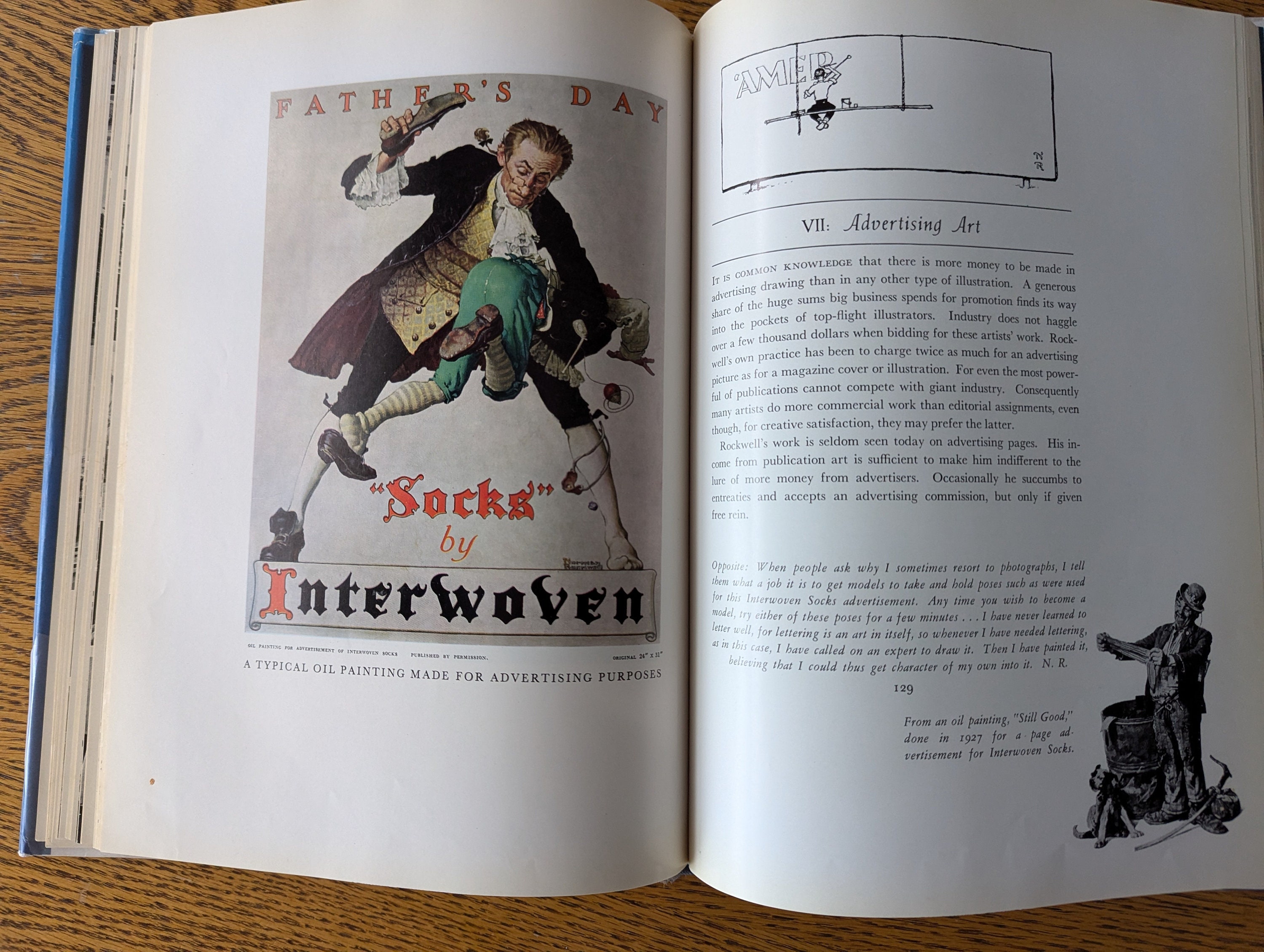 Norman Rockwell Illustrator/arthur L. Guptill/vintage Art Book/ 1970s ...