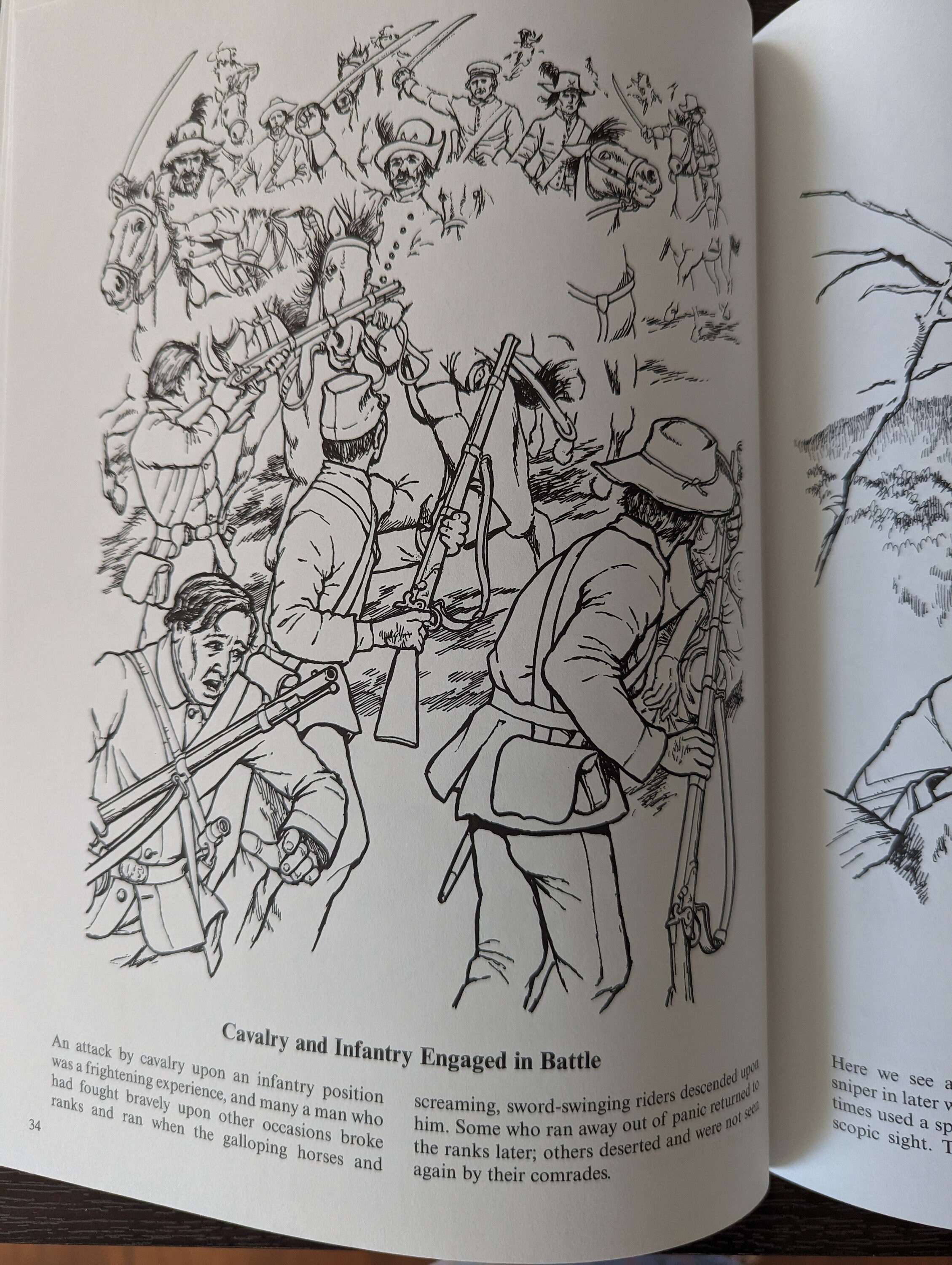 Civil War Soldier Adult Coloring Book / Union and Confederate Soldier ...