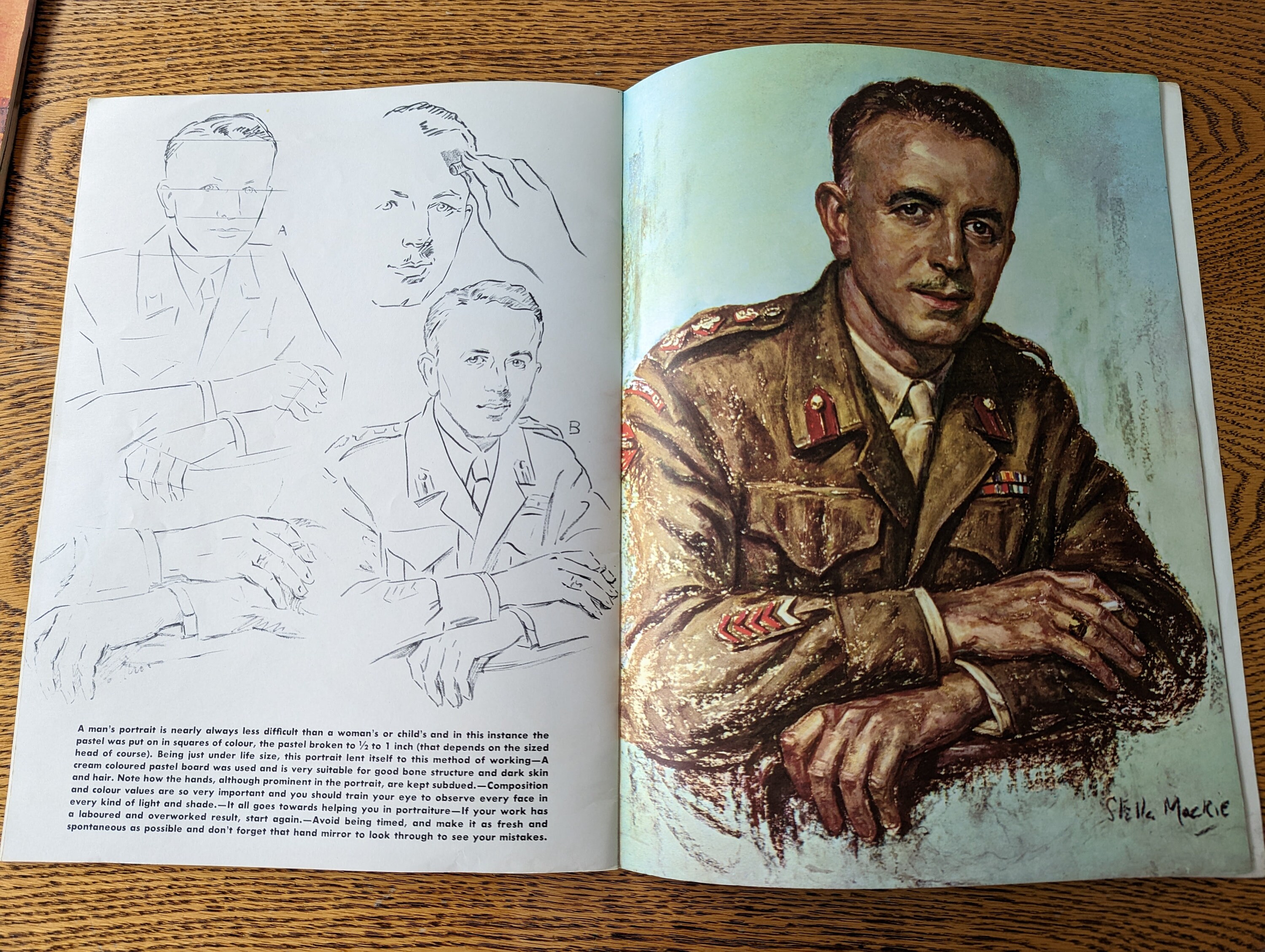 Walter Foster Art Book / Portraits by Stella Mackie / Vintage - Etsy