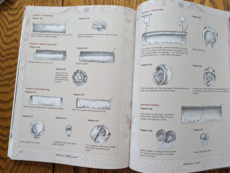 Heirloom Ribbonwork by Helen Gibb / Vintage Craftbook / Early 2000s ...