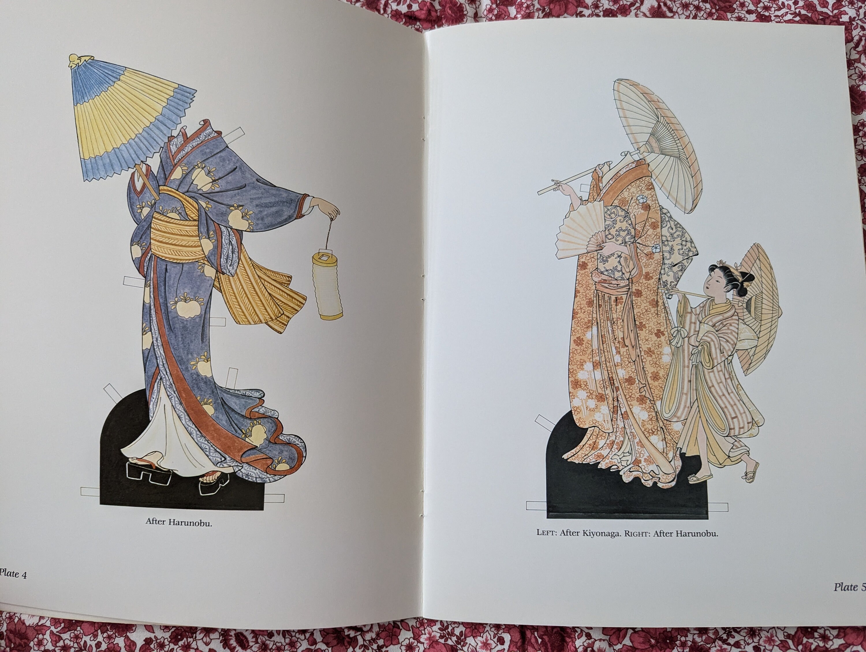 Japanese Kimono Paper Dolls in Full Color/ Ming-ju Sun Paper Dolls ...