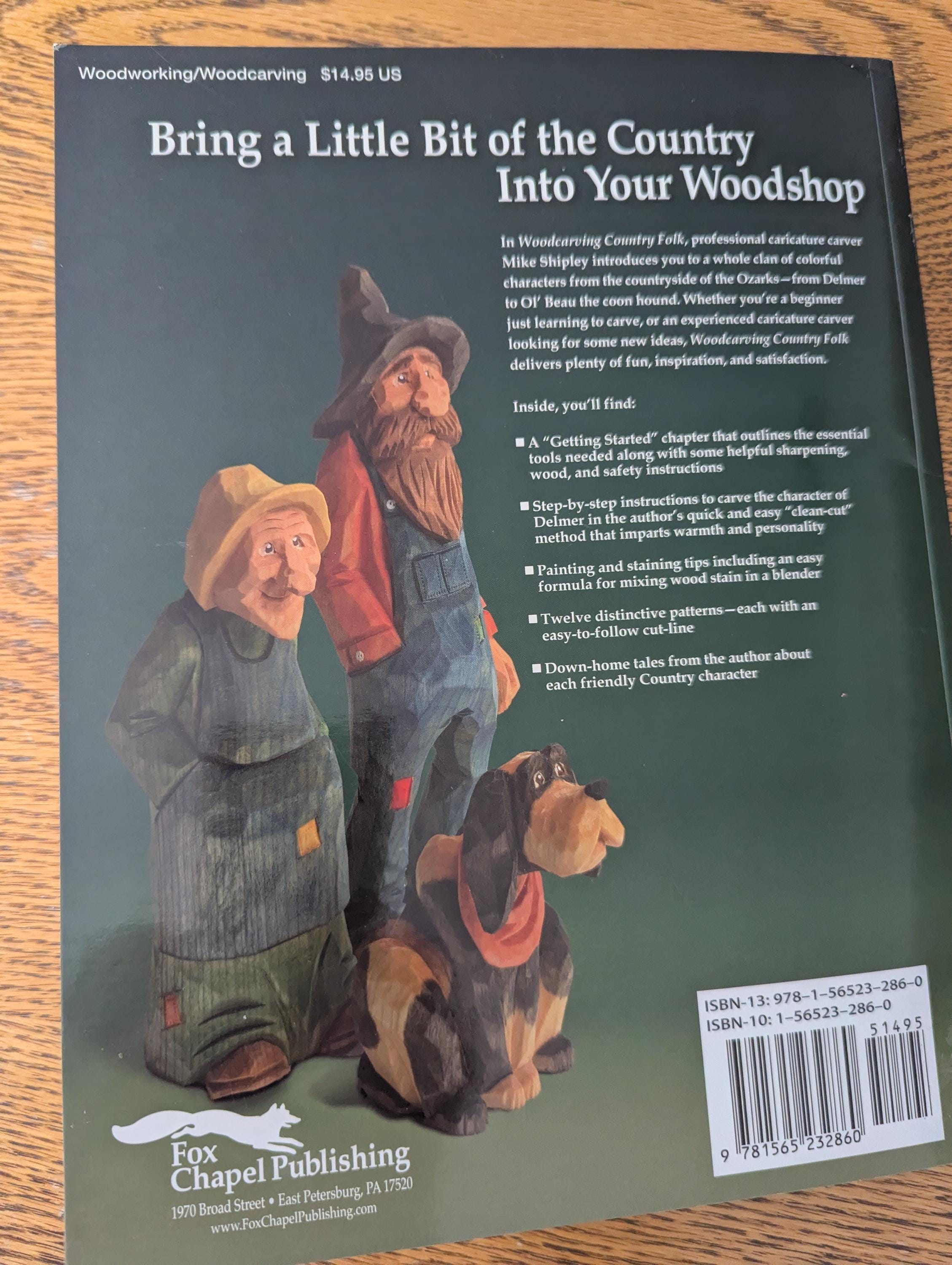 Woodcarving Country Folk by Mike Shipley/woodcarving Rustic Hillbilly Figures/ Homestead Country ...