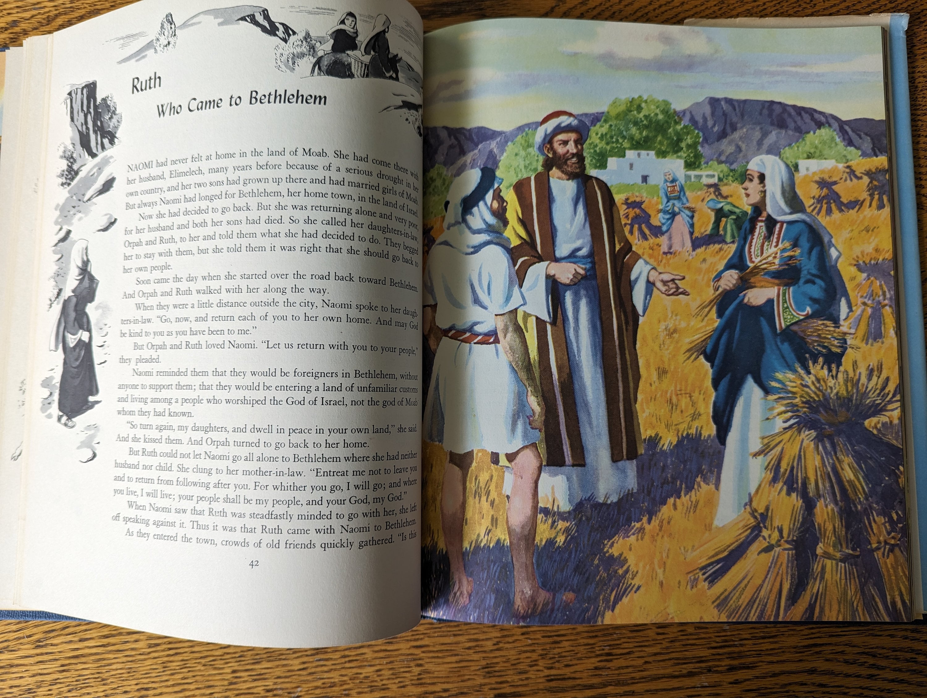 Vintage Bible Story Book/ Bible Story Book From 1950s/ Bible Stories by ...