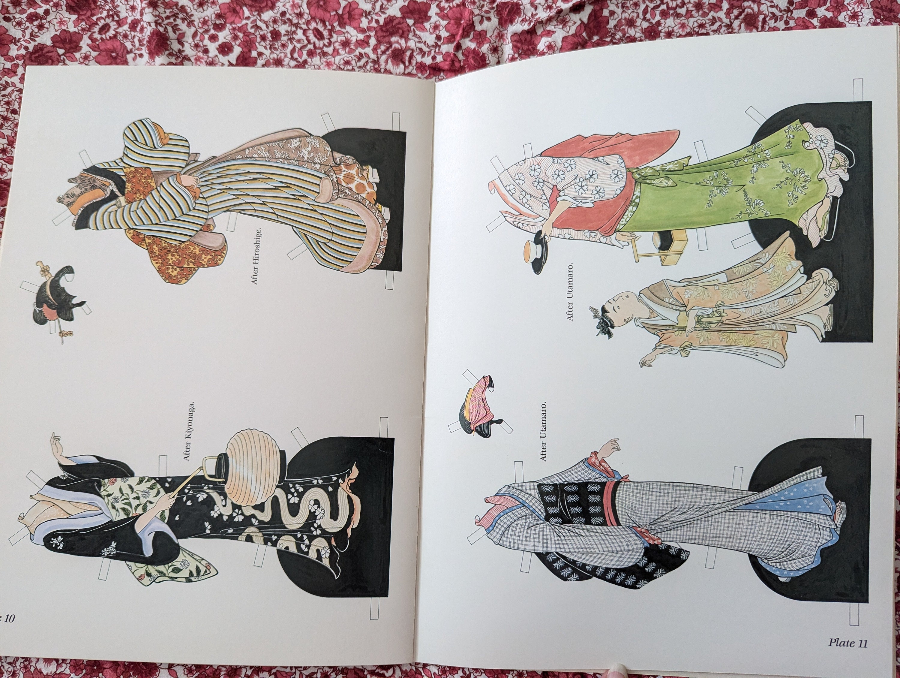 Japanese Kimono Paper Dolls in Full Color/ Ming-ju Sun Paper Dolls ...