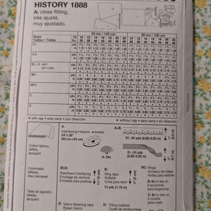 Burda 7880/ Victorian Costume/ Burda Costume Pattern/ Women's Size 10 ...