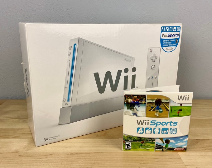 Nintendo Wii Sports Bundle in Box - Etsy