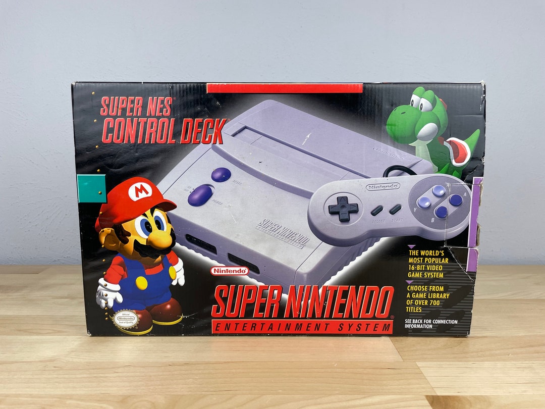 Super Nintendo Jr Complete in Box - Etsy