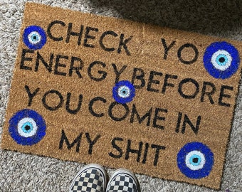 Evil Eye Door Mat - Etsy