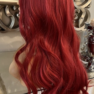 Cher Red Wig Wave - Etsy